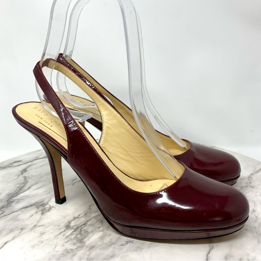 Kate Spade Slingback Patent Leather Platform Pumps 6 … - Gem